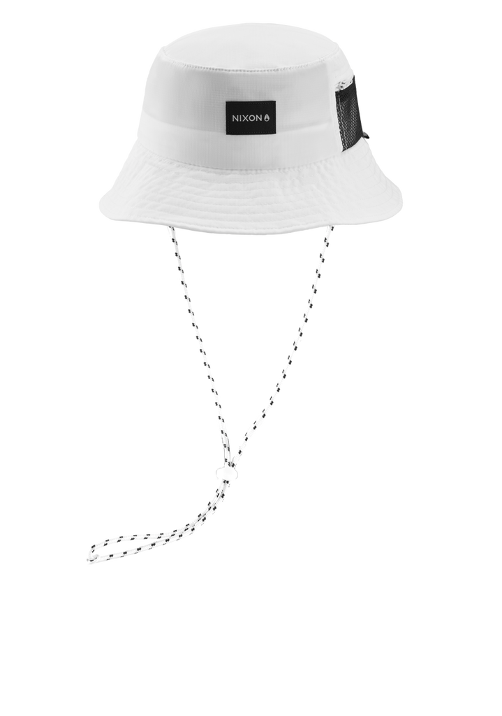 Brando Bucket Hat | White | Unisex Bucket Hat – Nixon UK